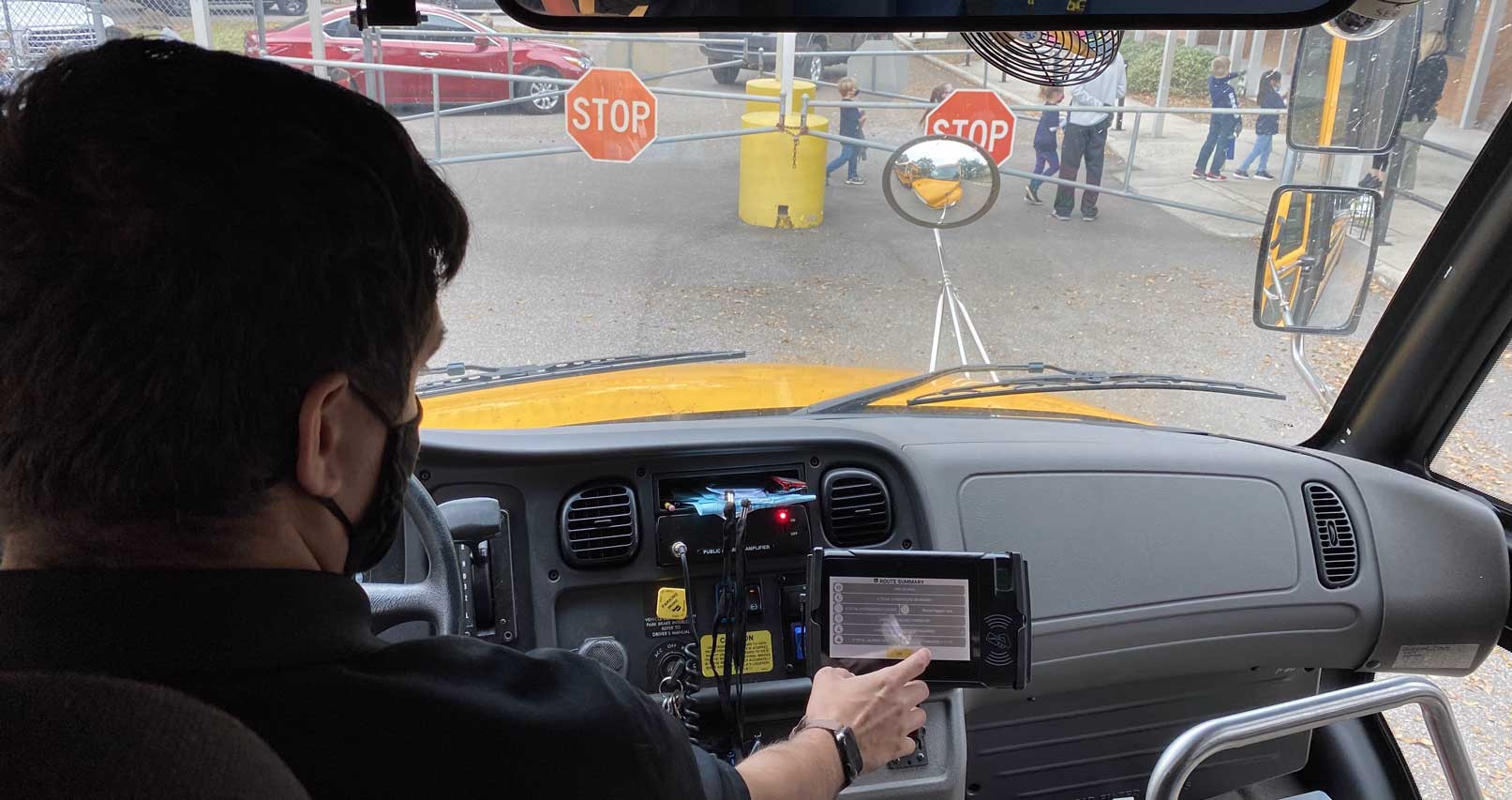 How technology makes school bus drivers’ jobs easier…